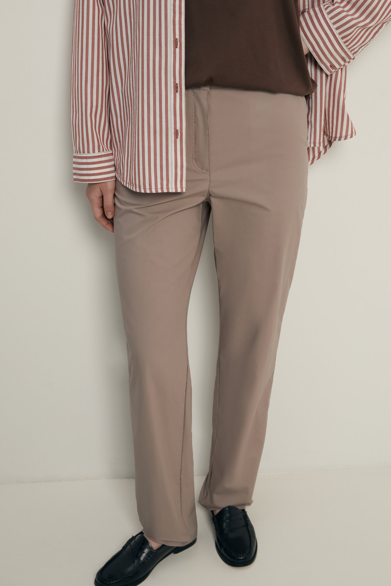 Брюки из хлопка на резинке