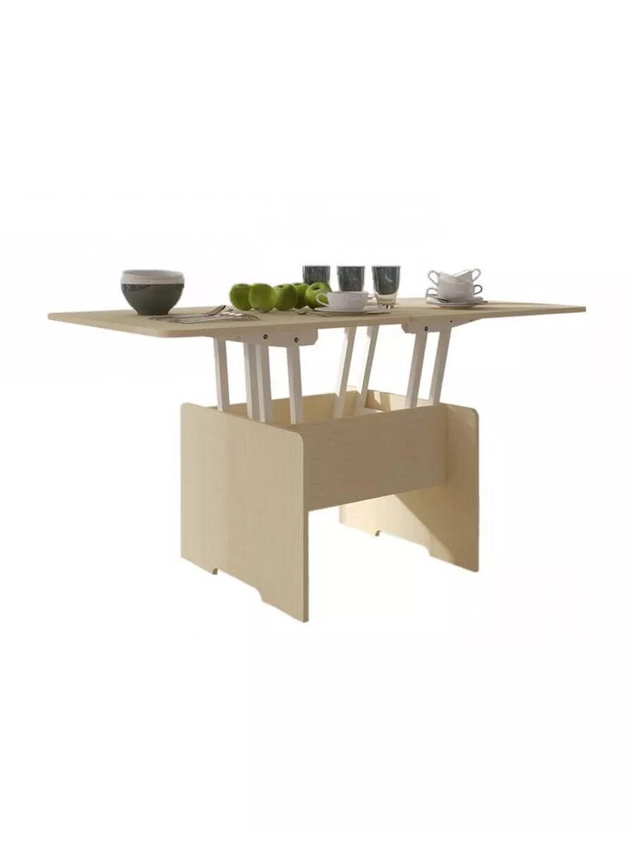 Кухонный стол Форвард-мебель Альтер Венге светлый 50/72 × 72/144 × 72 см