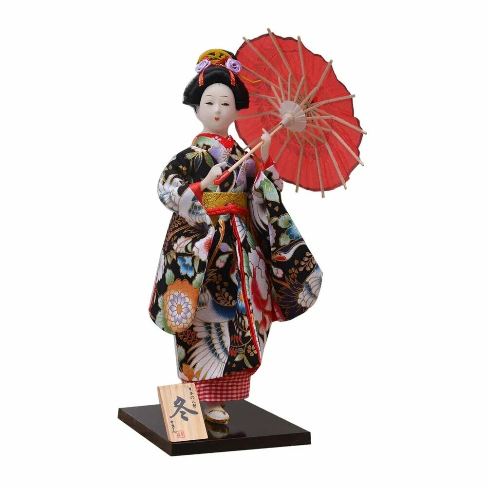 Куклы-кимоно Этнические японские куклы-гейши 13смx13смx30см