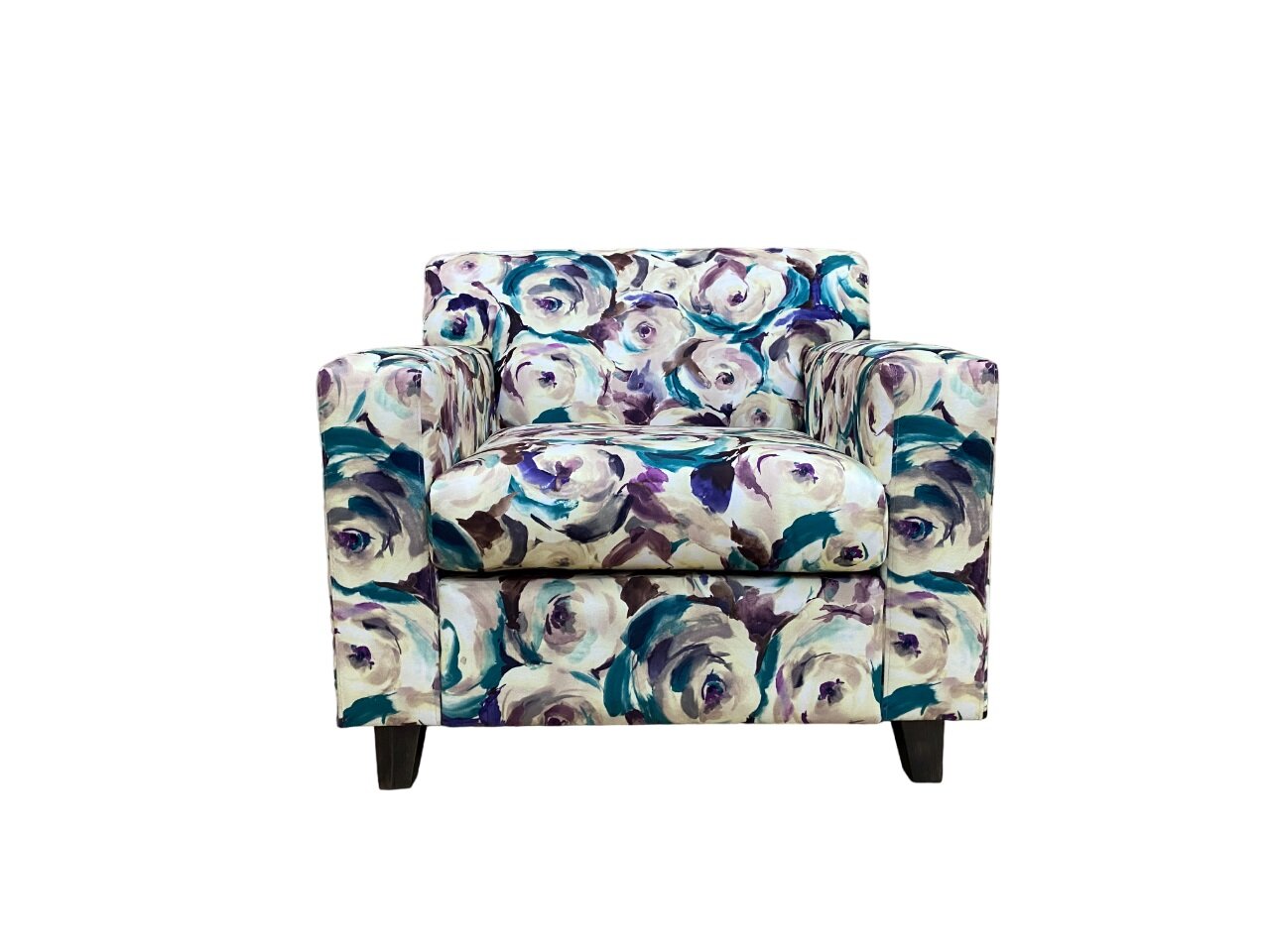 Кресло GRUPPO 396 неон размер: 87 х 82 см, текстиль, узор розы