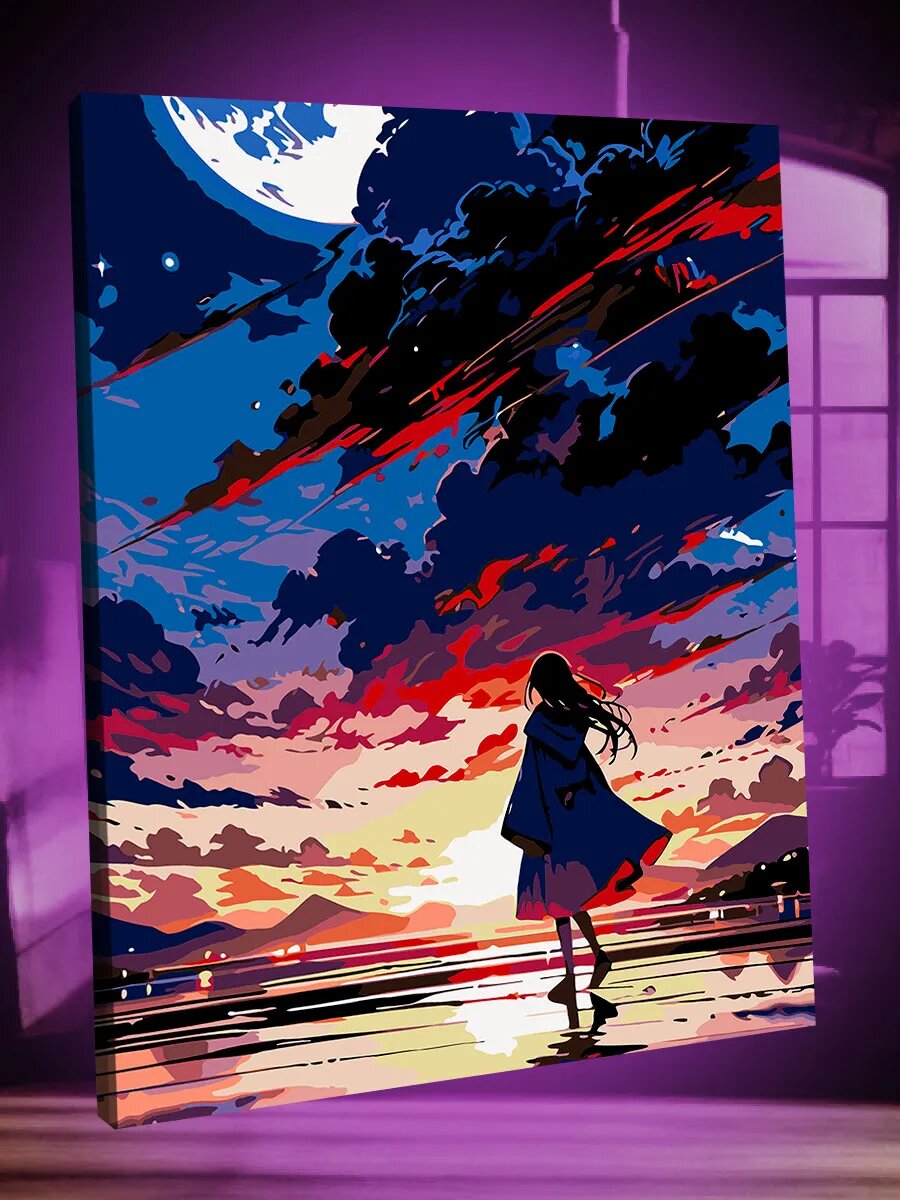 Картина по номерам Самураи