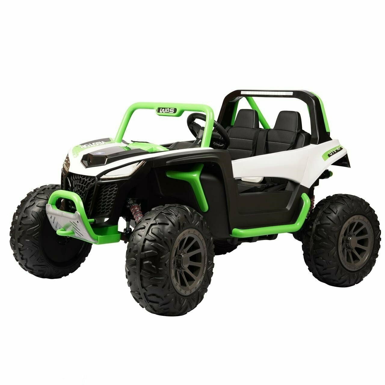 Электромобиль детский Багги 4004 24V 2WD Зеленый, 2 места, 1 аккумулятор, 35кг