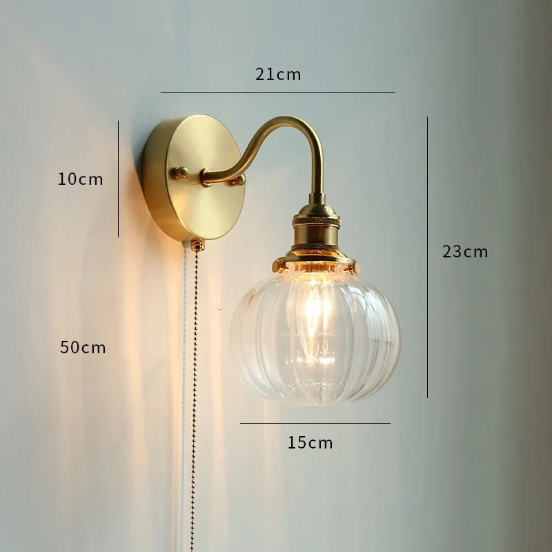 IWHD Lampara Pared настенный светильник для ванной комнаты, 4W(max100w), Glass