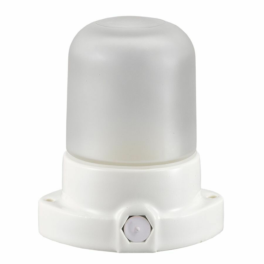 Светильник для бани и сауны (НПБ400) GCF-SNC-60W-E27-IP65-W прямой керамика General