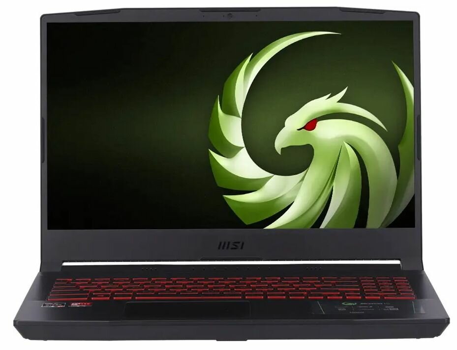 15,6" Ноутбук MSI Bravo 15 B5DD-415XRU (9S7-158K12-415) черный - 1920x1080, IPS, AMD Ryzen 7 5800H, ядра: 8 x 3,2 ГГц, 16 ГБ, SSD 512 ГБ, Radeon RX 5500M (4 ГБ), W10Pro