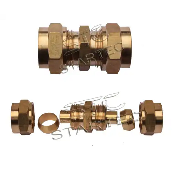 STARTEC INF.11. CUC15 (INF11CUC15_SE4) соединитель резьб. прямой d15-d15 (м) 315bar l74 под ключ sw27-27-27 стык.\