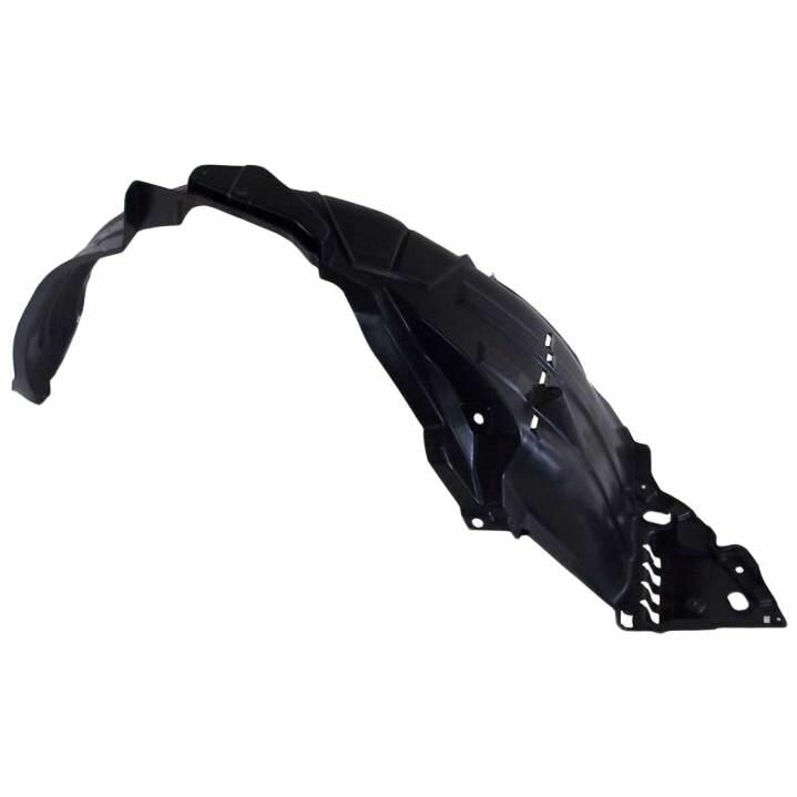 Подкрылок SAT, для Honda Jazz, передний, левый, пластиковый, черный