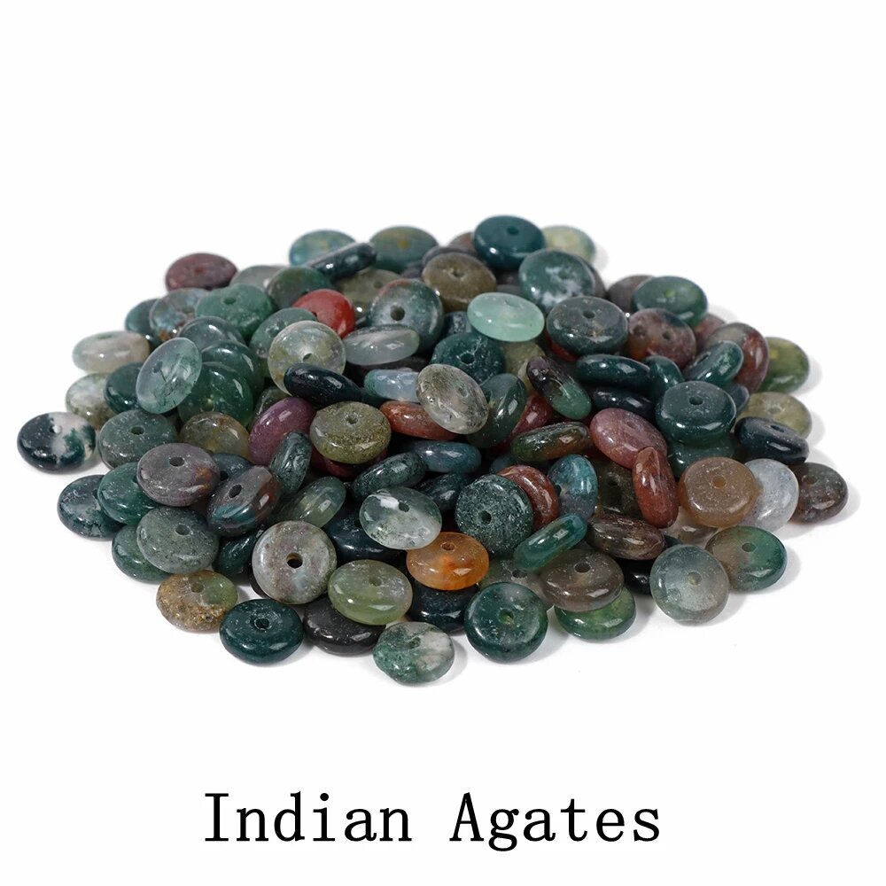 Натуральные бирюзовые агатовые бусины RISYF 2x6 мм 33. Indian Aagtes