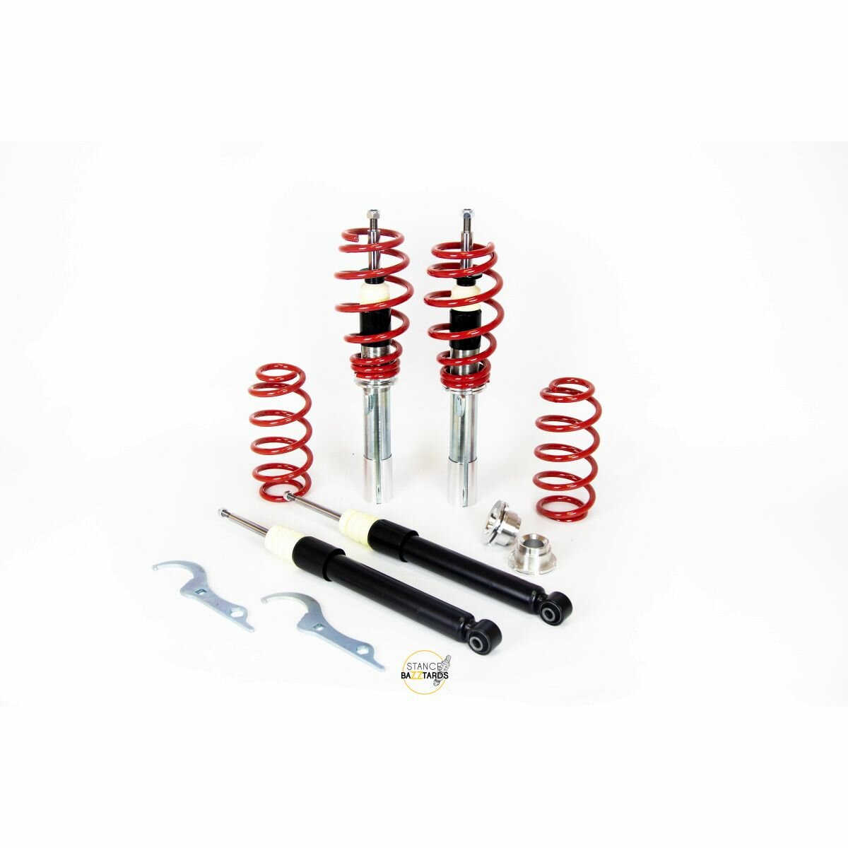 Винтовая подвеска Volkswagen Scirocco III (2007-) SB Red с регулировками высоты, SBREDVW027