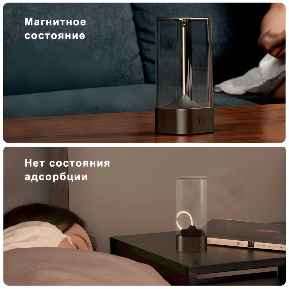 Настольная лампа, сенсорная, многофункциональная,16 цветов свечения