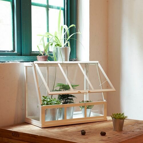 Декоративная мини теплица для дома, улицы, сада IKEA (тепличка)