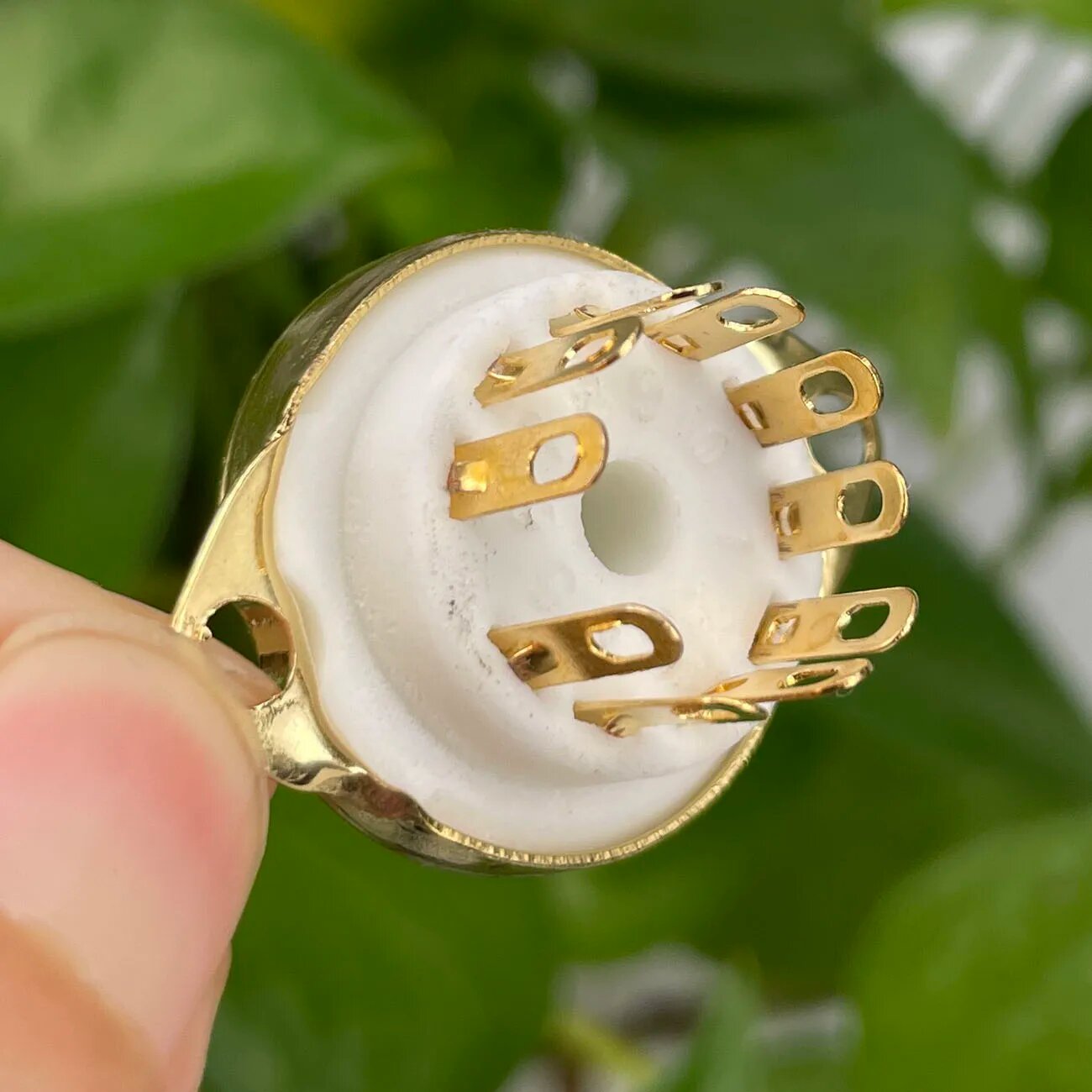 5 шт. керамические трубчатые розетки GZC10 для ламповых усилителей Hi-Fi Audio GZC10-C-G