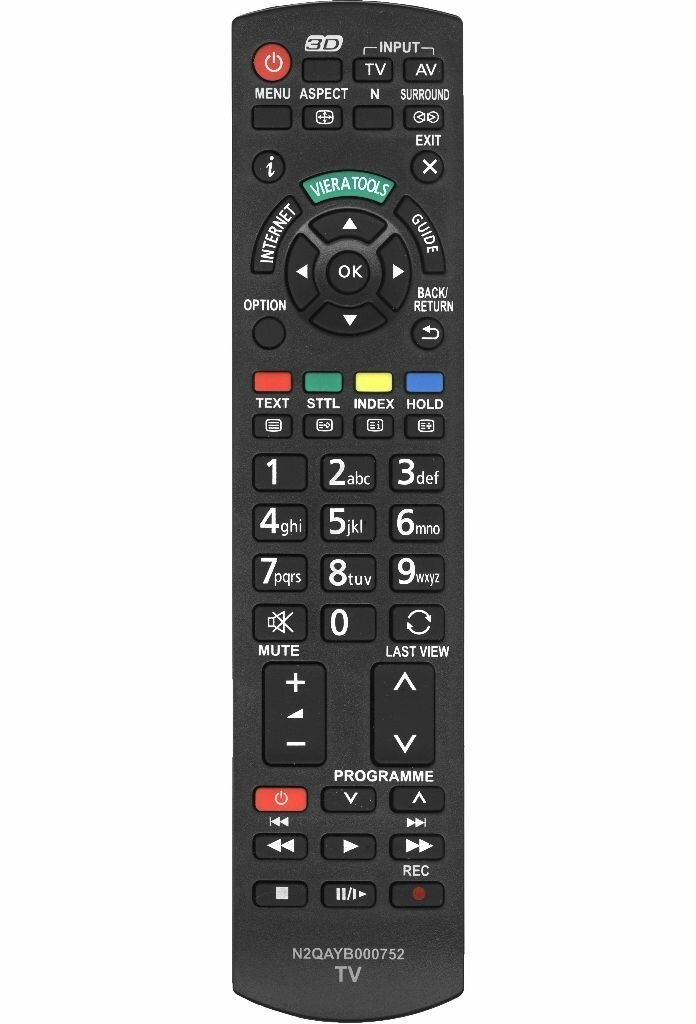 Пульт N2QAYB000752 для телевизора Panasonic