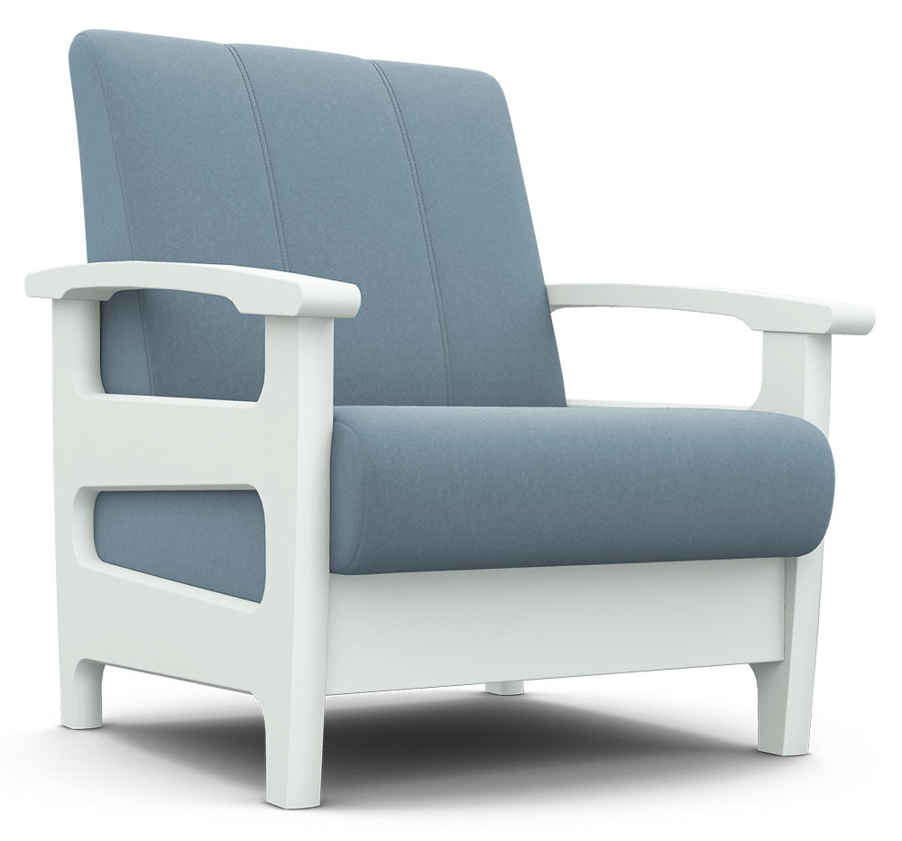 Кресло отдыха "Омега", пенополиуретан, массив берёзы, 73 см x 83 см x 91 см