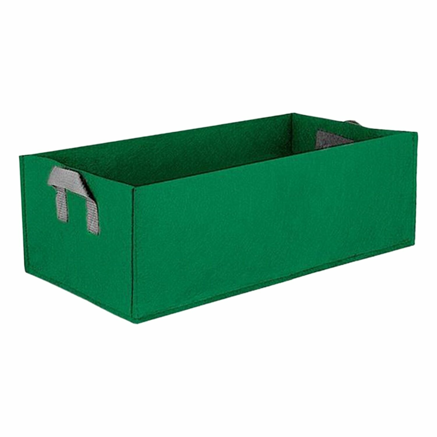 Большая сумка для выращивания растений, антикоррозионная, для контроля корней овощей, садовая ручка для грядки, прямоугольная, из нетканого материала, аксессуар, экологически чистый, зеленый