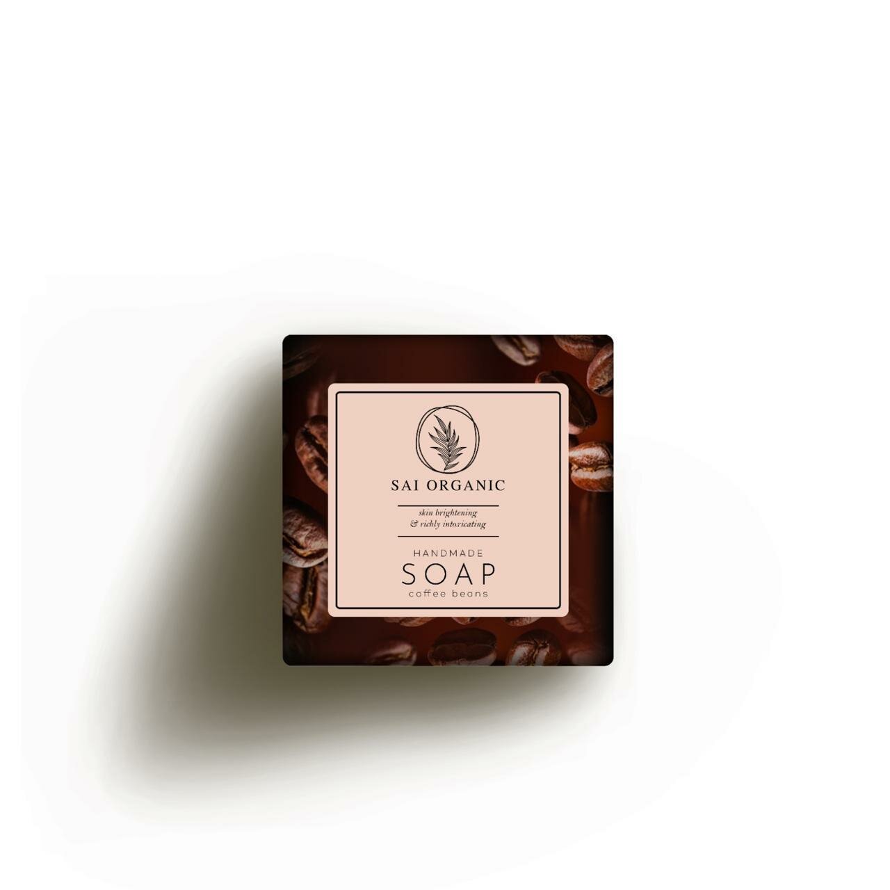COFFEE BEANS Handmade Soap, Sai Organic (кофейные зёрна мыло ручной работы, Саи Органик), 90 г.