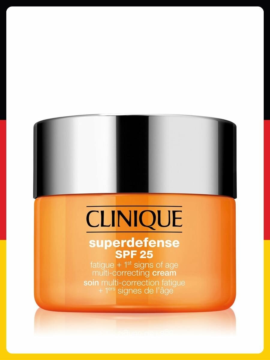 Крем для лица для типа кожи 3 и 4 CLINIQUE Superdefense SPF 25, 50 мл