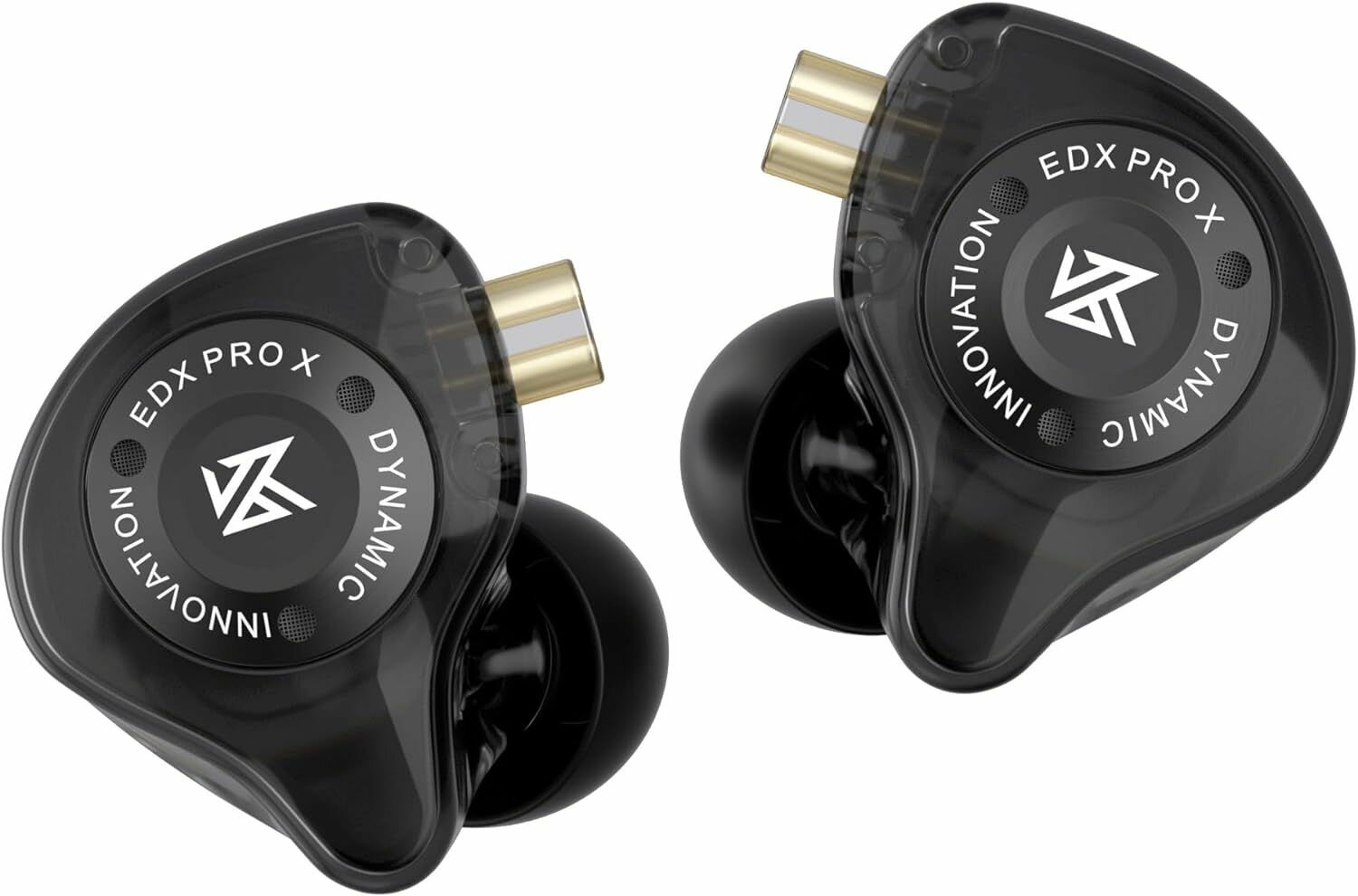 KZ EDX Pro X без микрофона, черный, проводные наушники