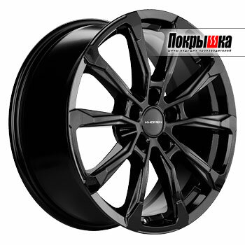 Диски литые Khomen KHW1808 7.5х18/5х108 D60.1 ET47.0, Black