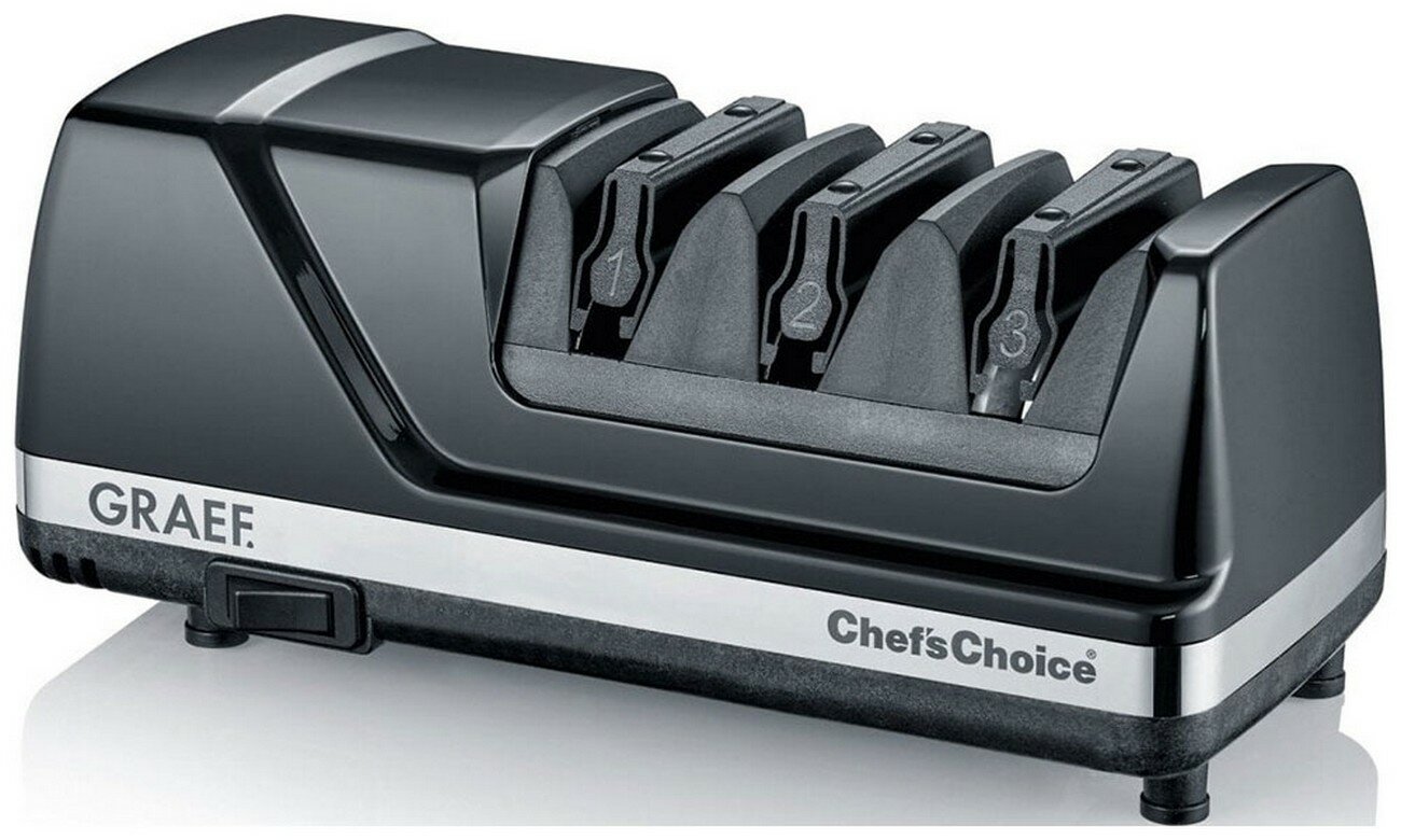 Ножеточка Graef CX-110, электрическая, алмазные диски, черная