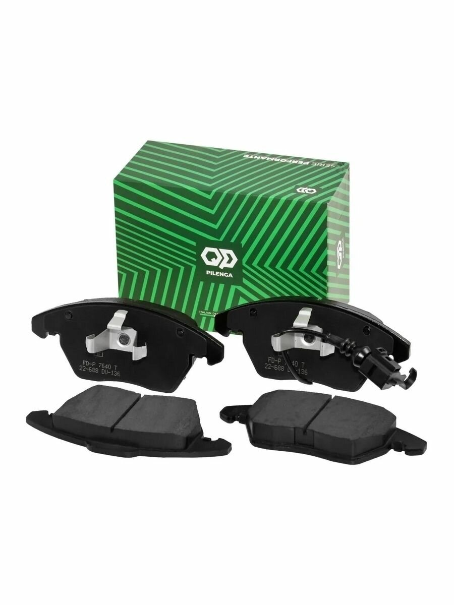 Тормозные колодки дисковые усиленные Pilenga FDP7640T для CITROEN C4, AUDI A1, TT, A3