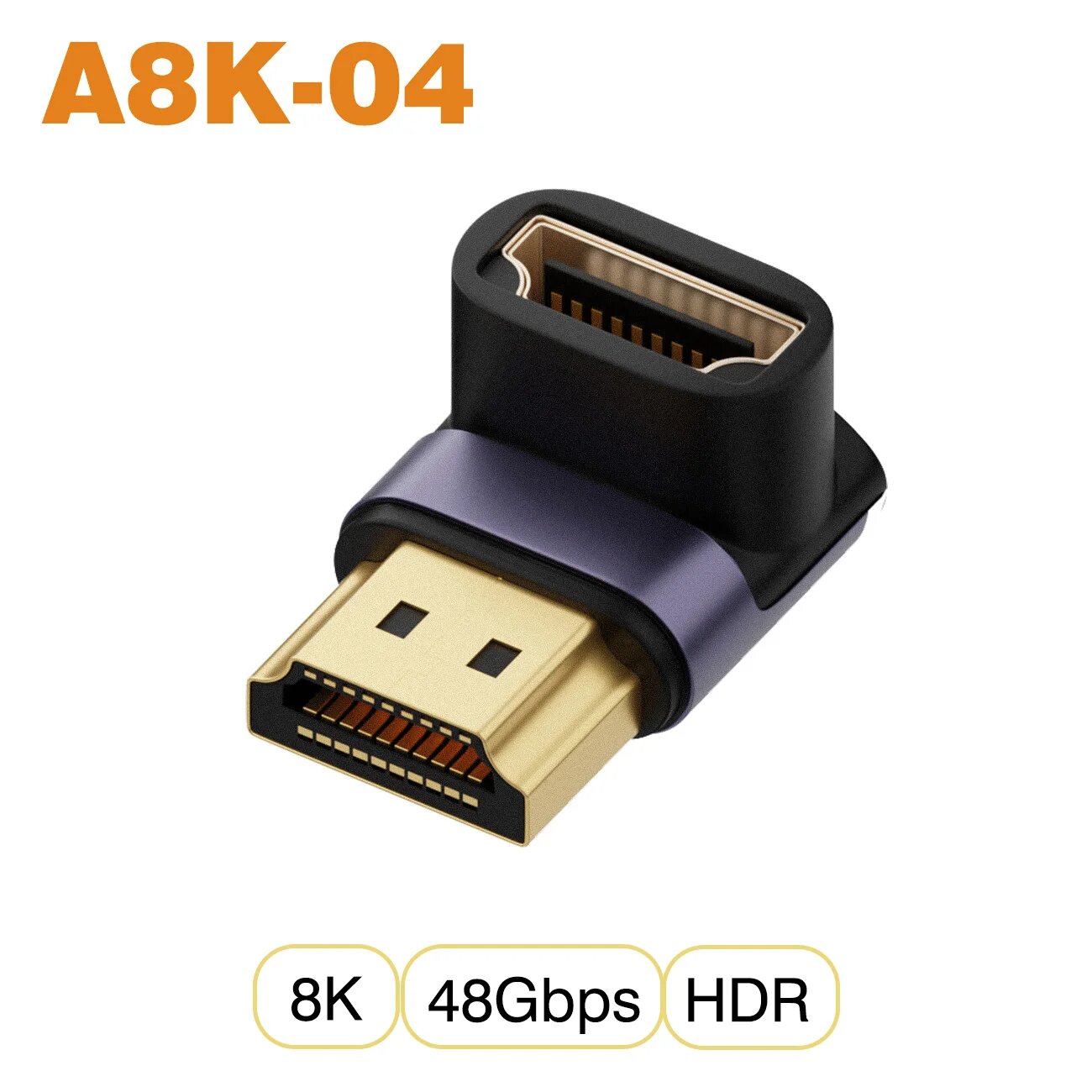 NNBILI HDMI 2.1 кабель-адаптер папа-мама A8K-04