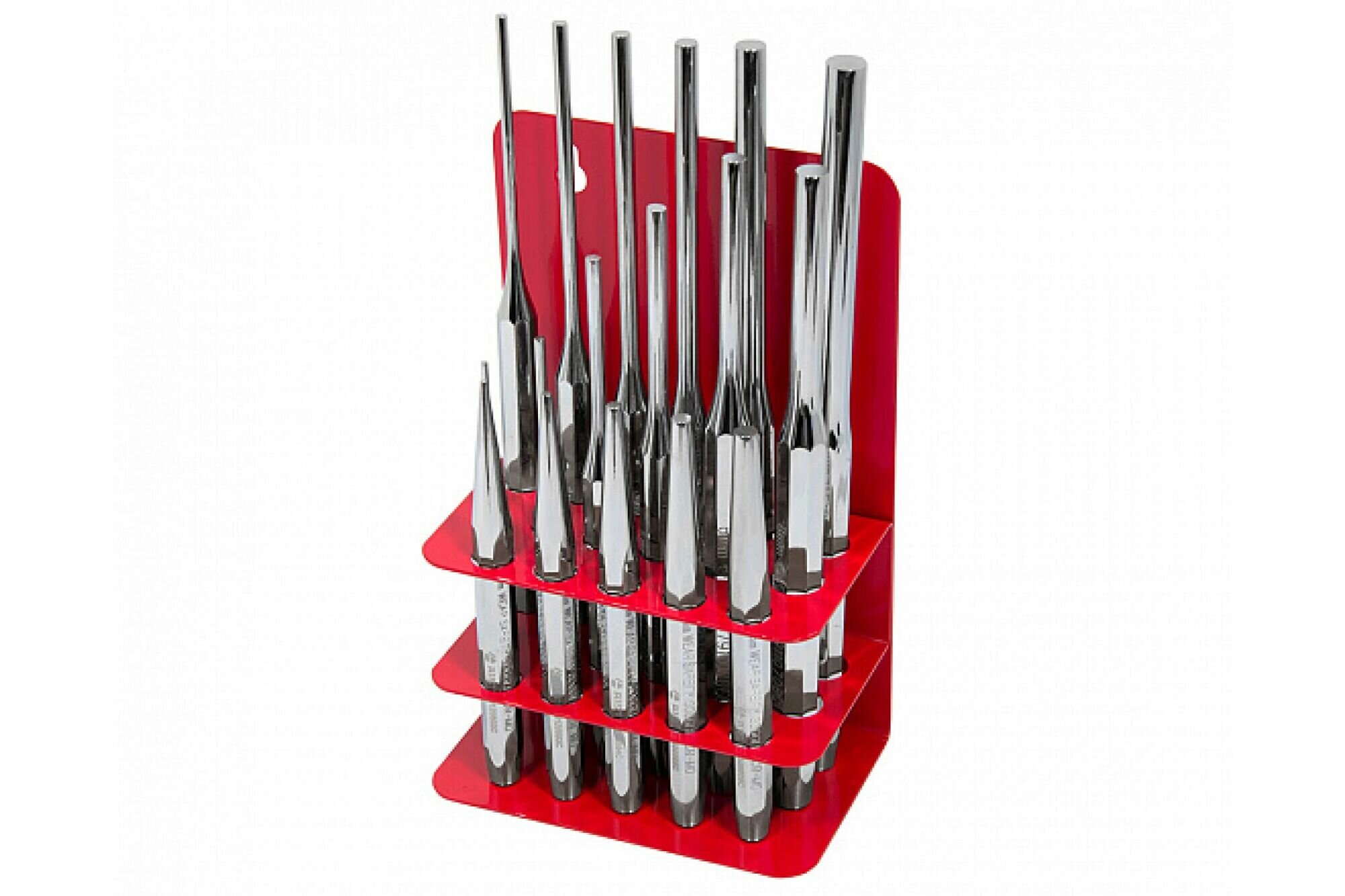 Набор выколоток WhirlPower, закаленная хром-ванадиевая сталь, удлиненные и стандартные, 17шт