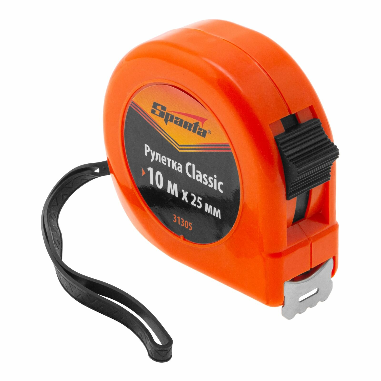 Рулетка Classic,10 м х 25 мм, пластиковый корпус Sparta