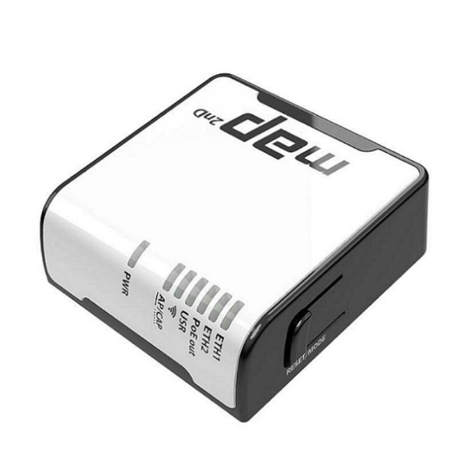 Mikrotik RBmAP2nD Беспроводной маршрутизатор mAP 2nD 2x 10/100 Mbit/s RouterBoard mAP Точка доступа