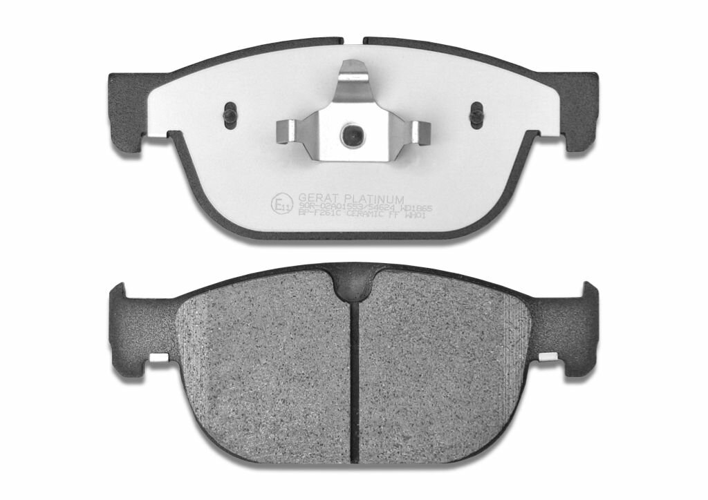 Тормозные колодки Gerat BP-F261C (передние) Platinum
