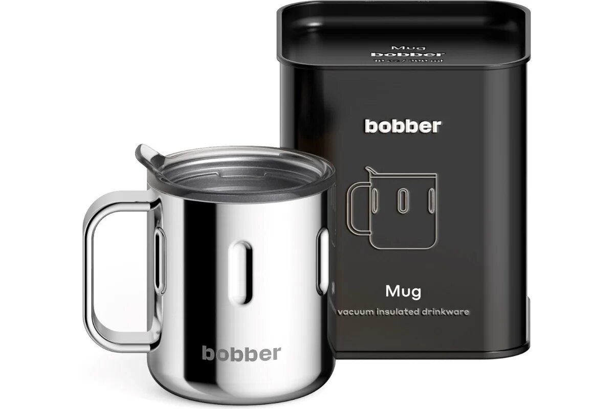 BOBBER термокружка Mug-300 Glossy, объём 0.3 л, двойная стенка, сохранение тепла