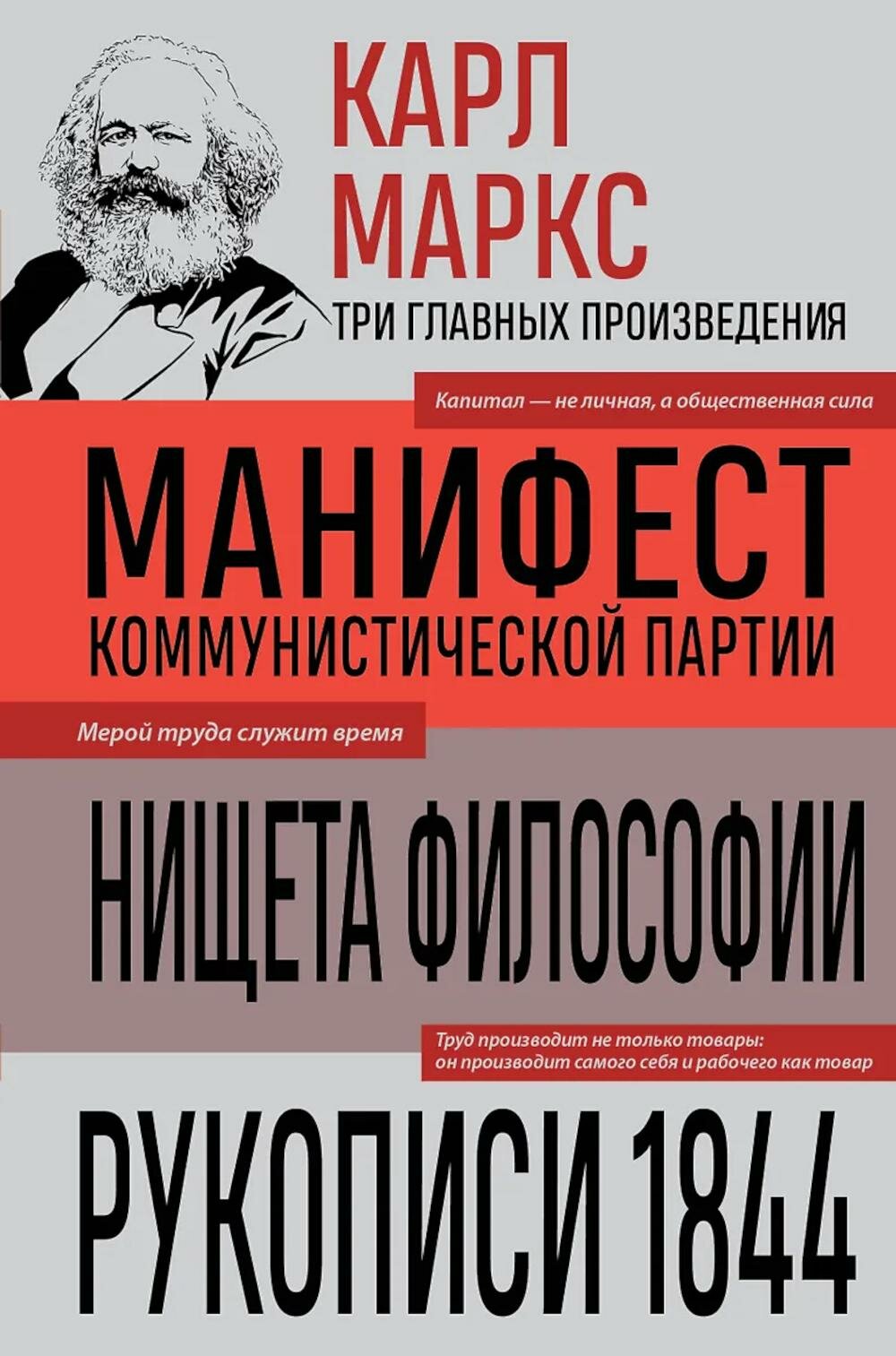 Манифест коммунистической партии. Нищета философии. Рукописи 1844. Маркс К. ЭКСМО