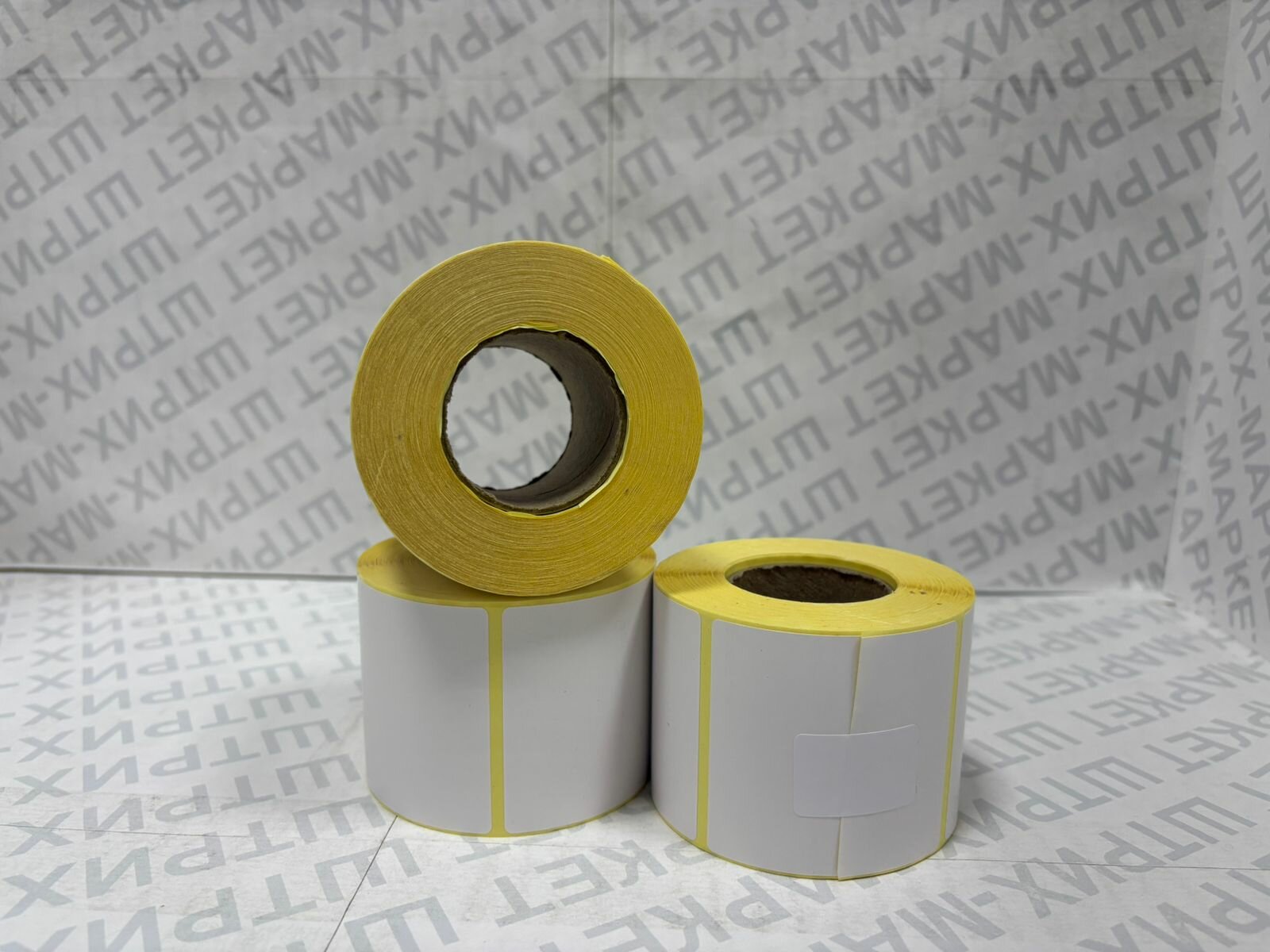 Этикетки термо ТОП 58х90/300 для заморозки 3 рулона в комплекте