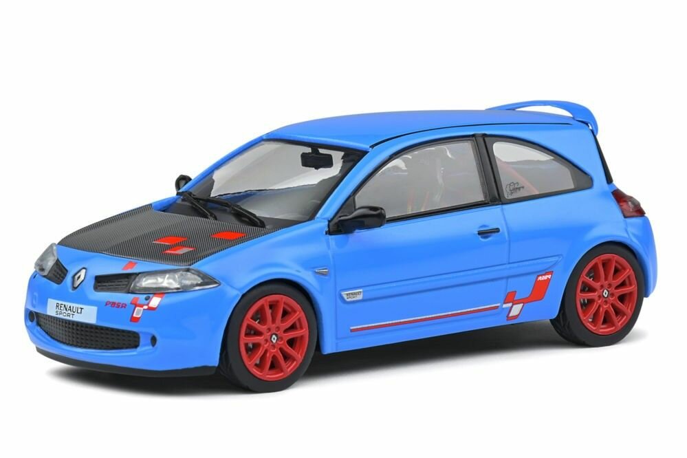 Машинка Solid Renault Megane Rs R26-R 2008 Dynamo Blue 1/43 Die cast Scale Model Car