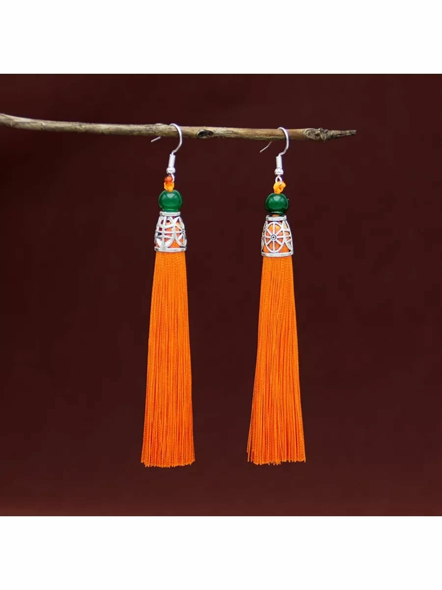 Серьги, искусственный камень