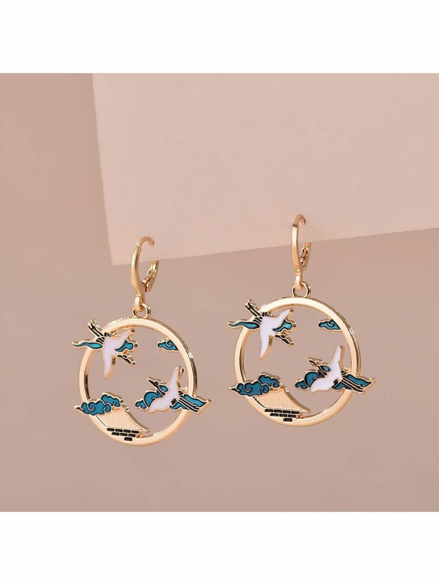 Серьги, эмаль