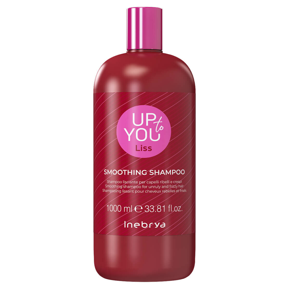 Разглаживающий шампунь для пушащихся и непослушных волос Inebrya Up To You Liss Smoothing Shampoo, 1000 мл