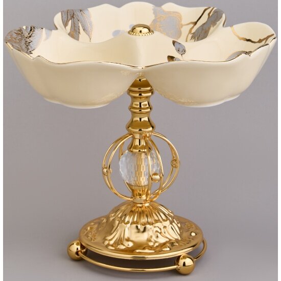 Фруктовница Lefard на ножке 25,5х25,5х19 см