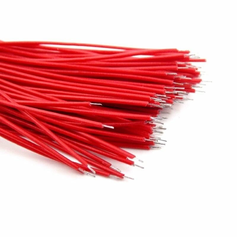 Луженые провода 323P-30AWG, 0.8мм, 76 мм, 2PIN, 100шт