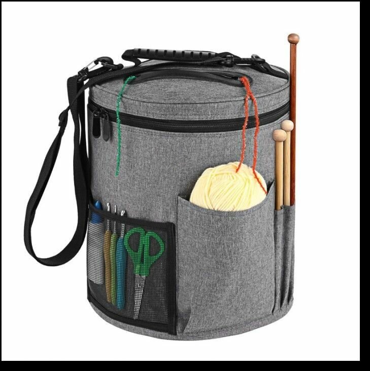 Сумка-органайзер для пряжи и аксессуаров для вязания