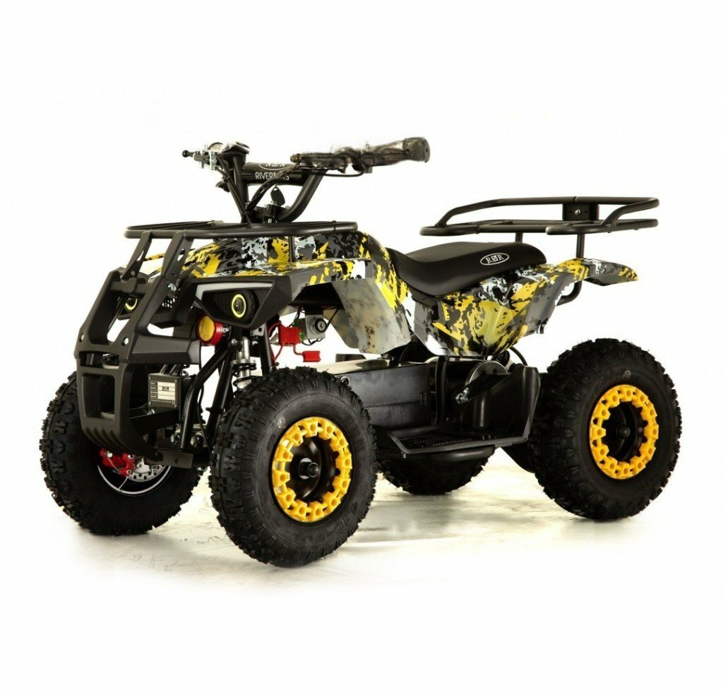 Квадроцикл RiverToys "TIKI Special", для детей от 3 лет, желтый