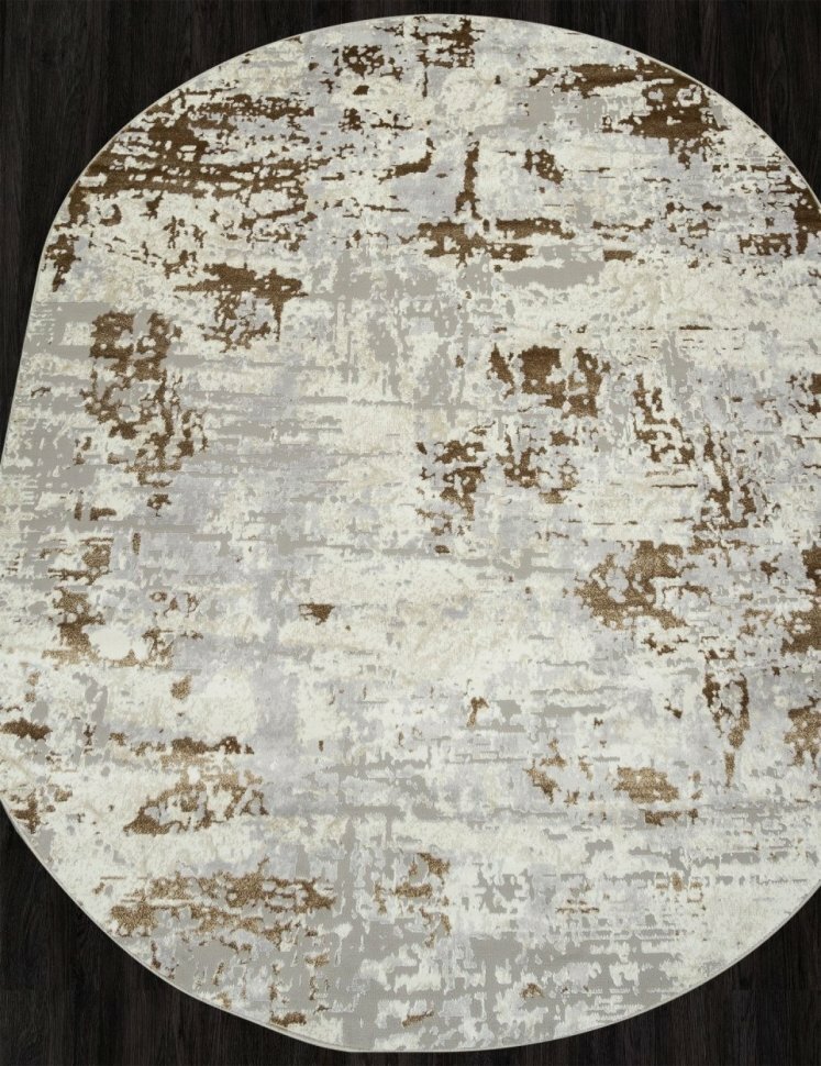 Ковер F284 - BEIGE-GREEN - Овал - коллекция PALERMO (1.6 х 2.3 м)