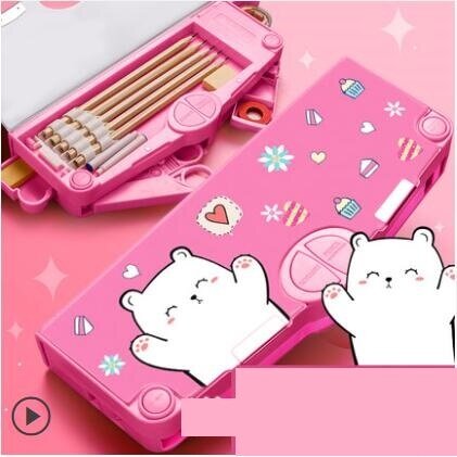 Автоматический пенал многофункционплтнвй для девочек