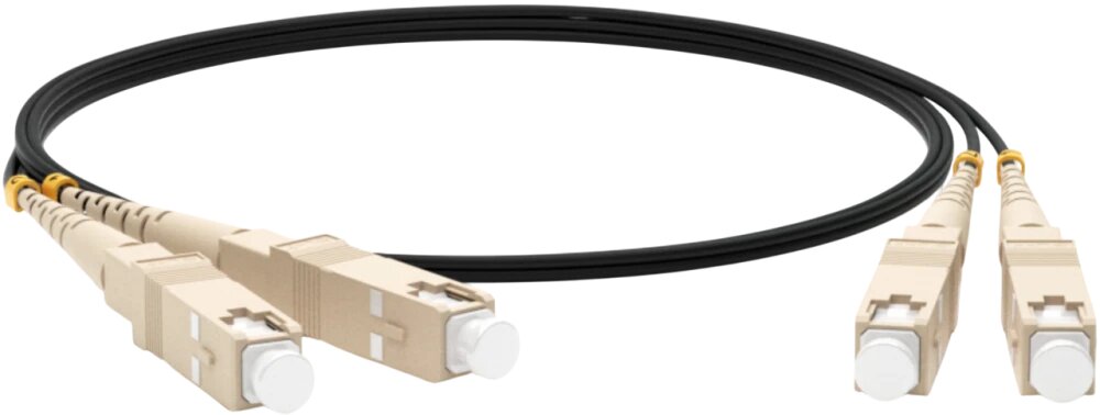 Патч-корд Hyperline 5м (FC-D2-503-LC/PR-SC/PR-H-5M-LSZH-BK)