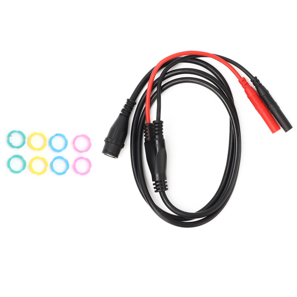 Коаксиальный кабель P1206 с разъемом BNC «папа» и прямым разъемом «банан», длина 100 см.