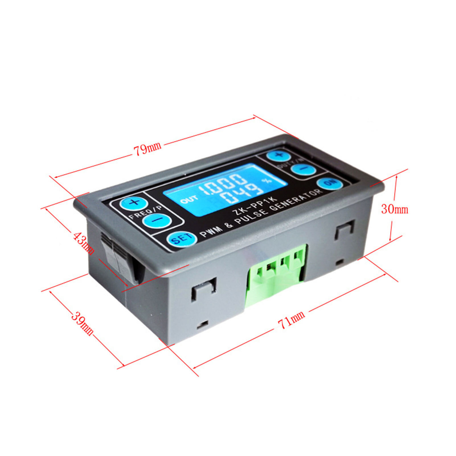 Двухрежимный ЖК-генератор сигналов ШИМ, ШИМ-генератор с регулируемой частотой импульсов и рабочим циклом, генератор прямоугольных импульсов 0 Гц - 150 кГц