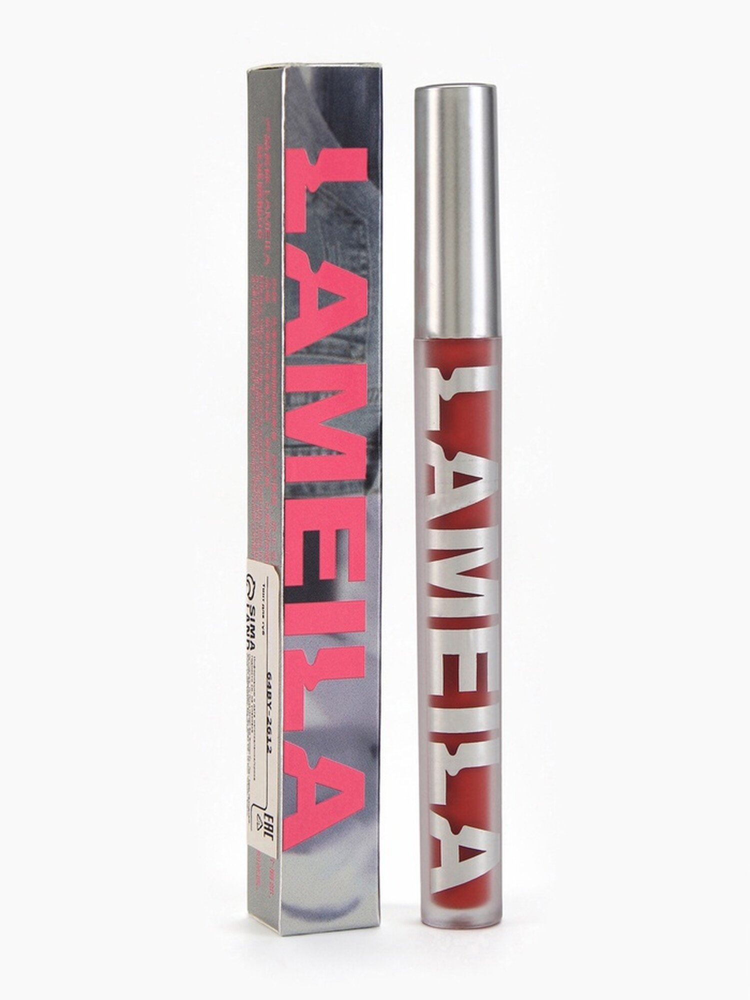 Тинт для губ Сима-ленд, водостойкий, матовый, оттенок №1, 3,3 г