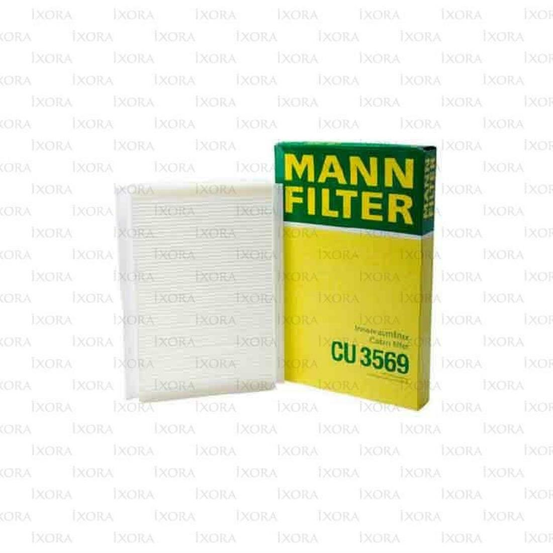 Фильтр салонный для автомобилей MANN FILTER CU3569 (запчасти и расходники)
