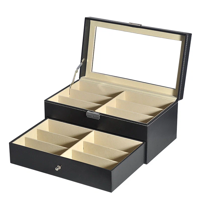 Шкатулка для очков; органайзер для хранения очков, 8 отделений