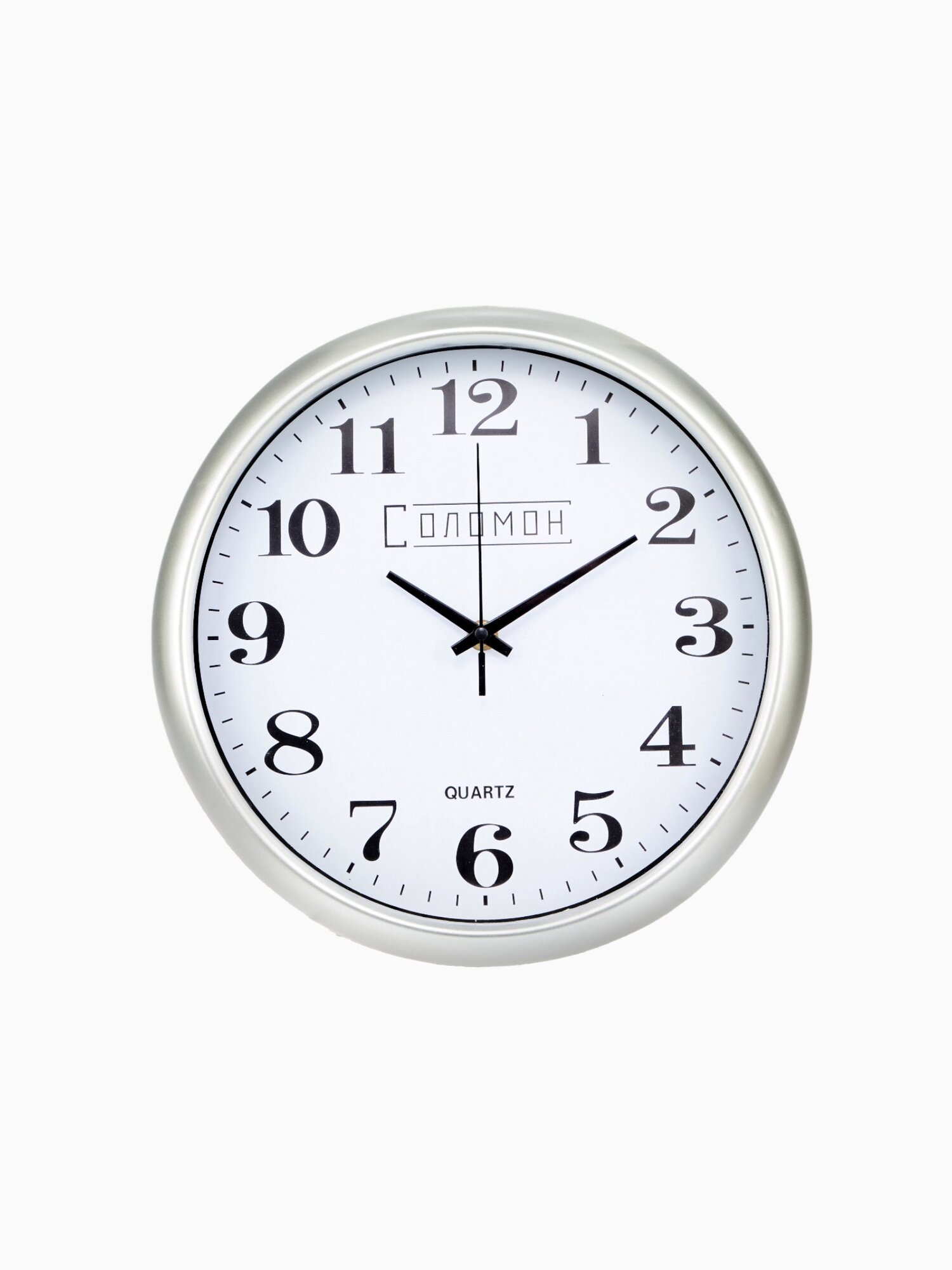 Часы настенные классические «Соломон», дискретный ход, d=30 см, от батарейки 1×АА